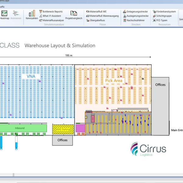Galerie für CLAAS Videos - CLASS Warehouse Layout and Simulation