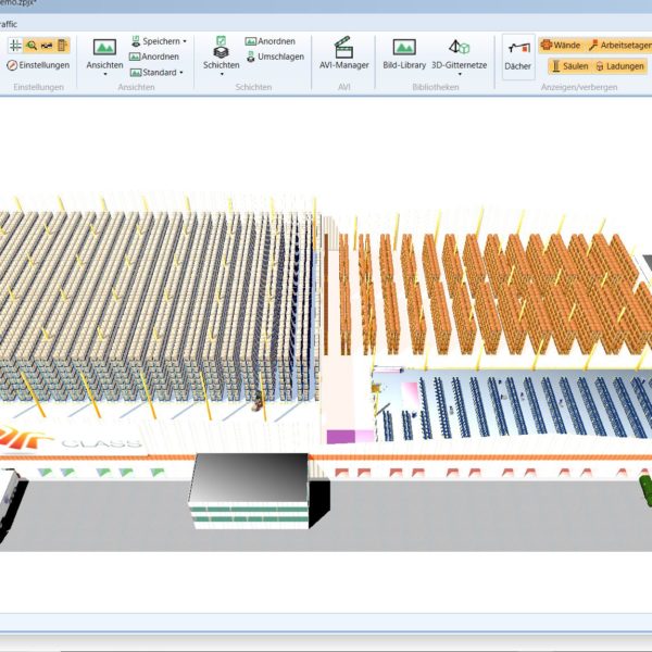 Galerie für CLAAS Videos - CLASS Warehouse Layout and Simulation