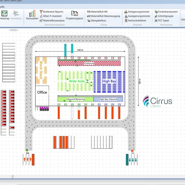 Galerie für CLAAS Videos - CLASS Warehouse Layout and Simulation